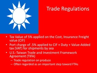 Taiwan presentation | PPTX