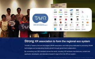 Taiwan xr industry challenge and oppertunity | PPT
