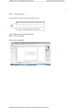 Taiyi fiber laser marking machine manual english edition | PDF