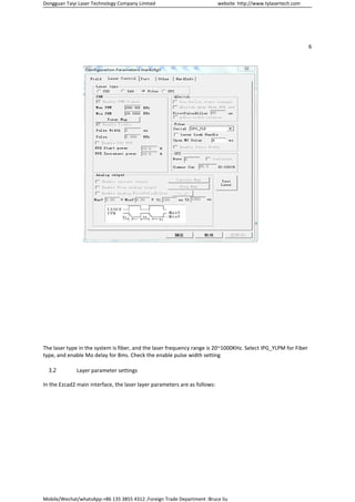 Taiyi fiber laser marking machine manual english edition | PDF