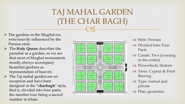 Taj mahal-garden