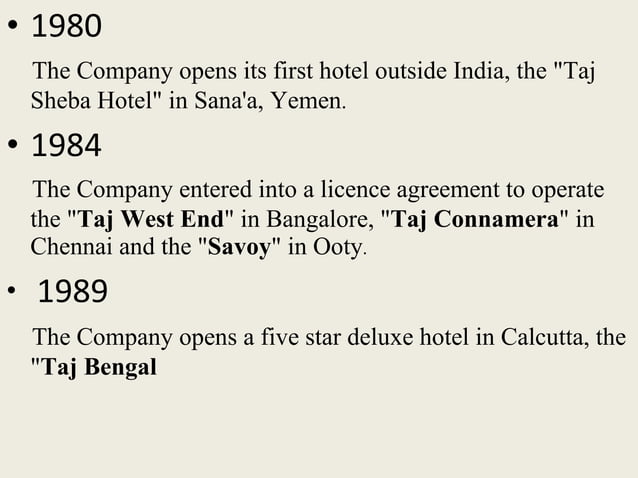 Taj Hotel | PPT