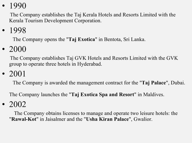 Taj Hotel | PPT
