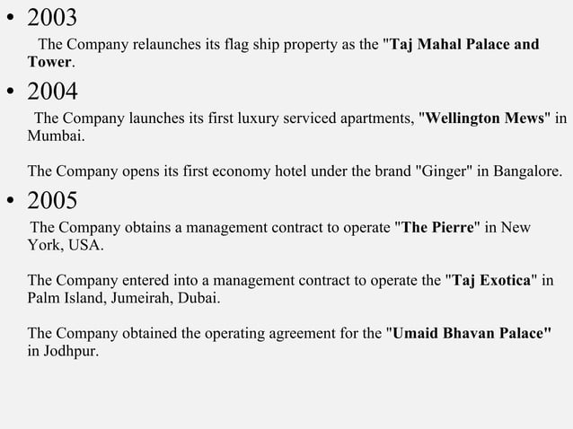 Taj Hotel | PPT