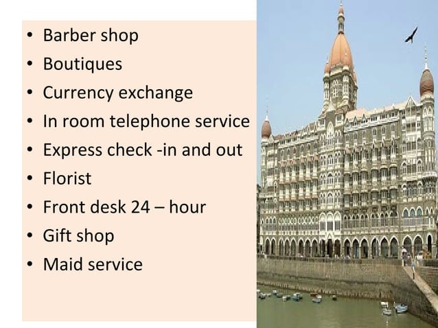 Taj Hotel | PPT