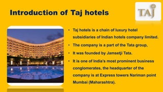 TAJ HOTEL REVENUE MANAGEMENT PPT.pptx