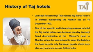 TAJ HOTEL REVENUE MANAGEMENT PPT.pptx
