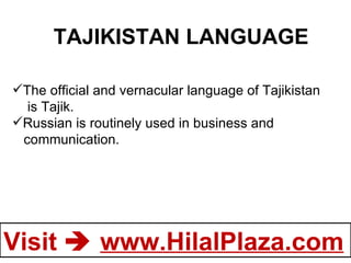 Tajikistan | PPT