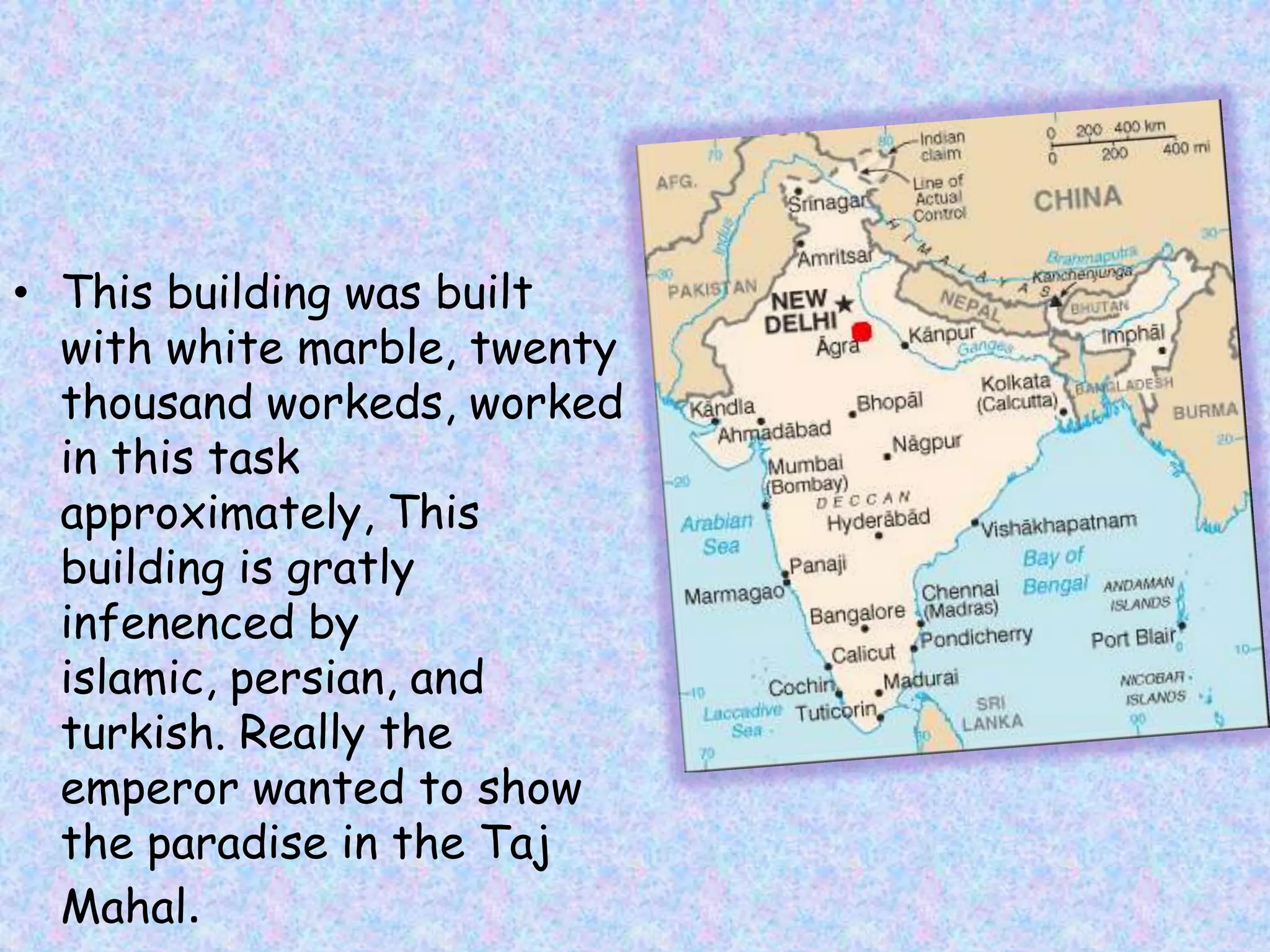 Taj mahal | PPTX