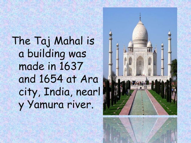 Taj mahal | PPTX
