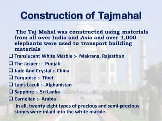 The Taj Mahal | PPSX