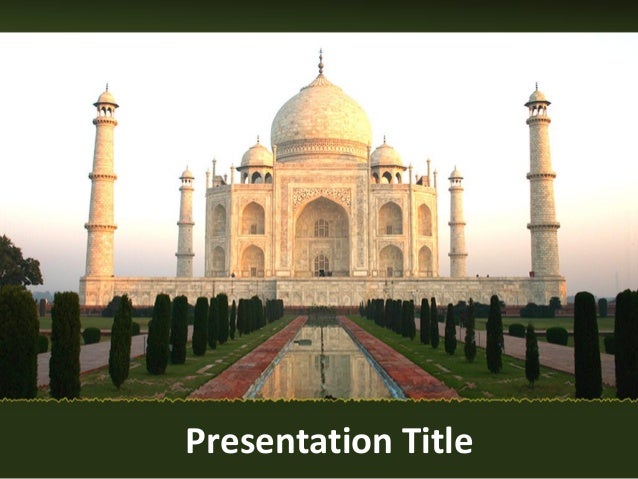 Taj Mahal PowerPoint Presentation