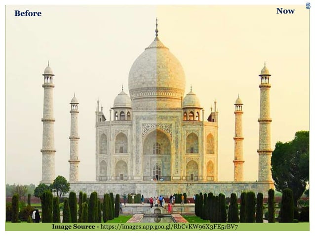 Taj Mahal Discoloration - Case Study.pptx | Indoor Environmental ...
