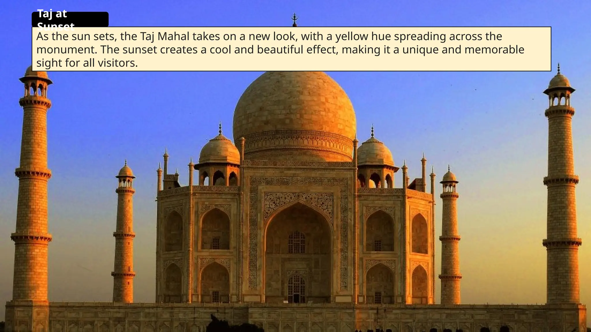 Taj Mahal Interesting facts and for School | PPTX