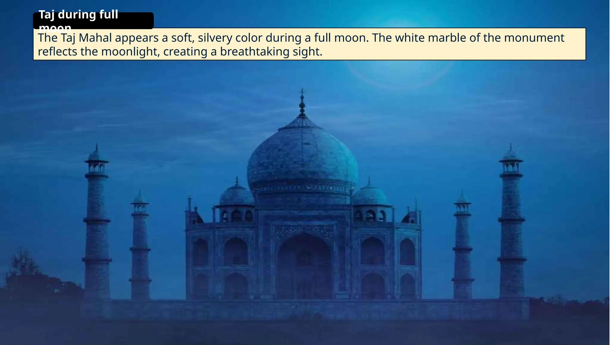 Taj Mahal Interesting facts and for School | PPTX