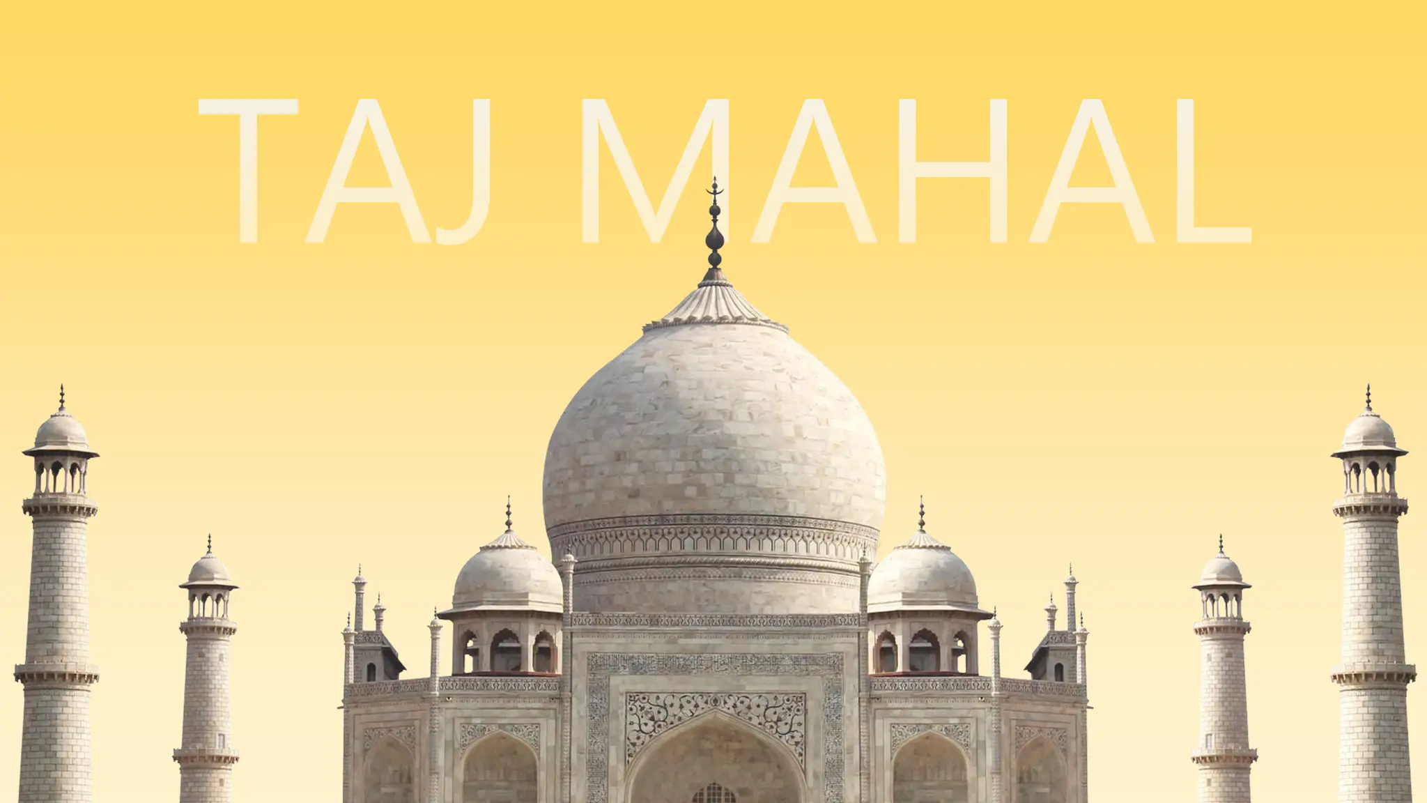 Taj Mahal Presentation cool looks along with animation | PPT