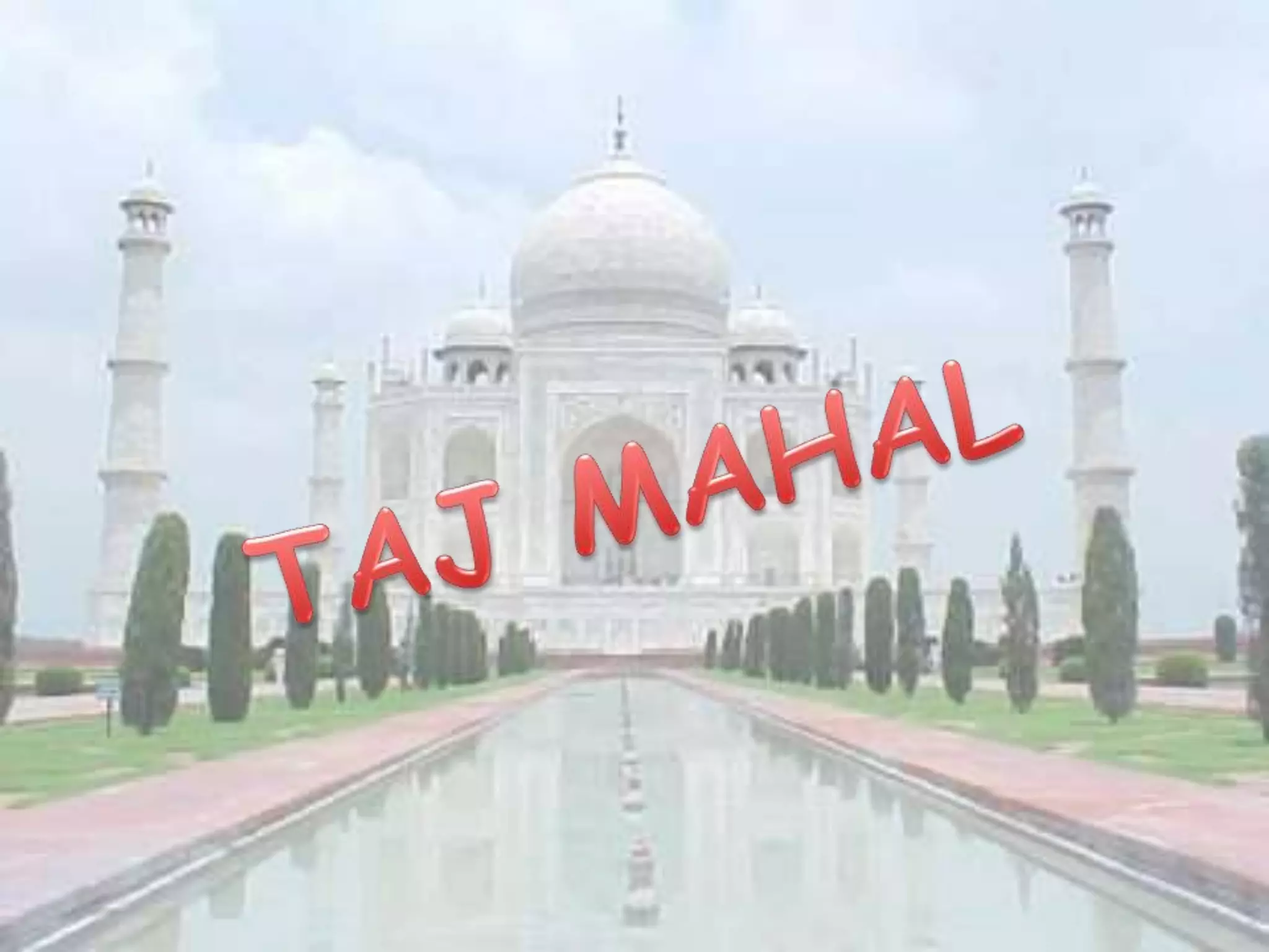 Taj mahal project | PPTX
