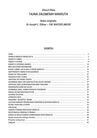 Tajna zaleđenih mamuta | PDF