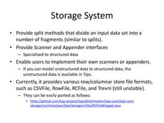 Tajo: A Distributed Data Warehouse System for Hadoop | PDF