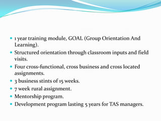 HRD initiatives of TAJ | PPTX