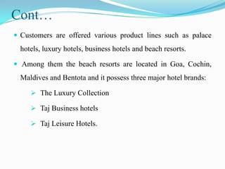 HRD initiatives of TAJ | PPTX