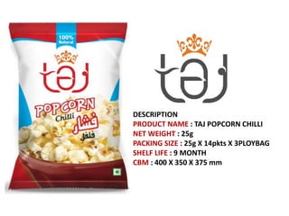 TAJ FOODSTUFF PACKAGING FACTORY LLC | PPTX