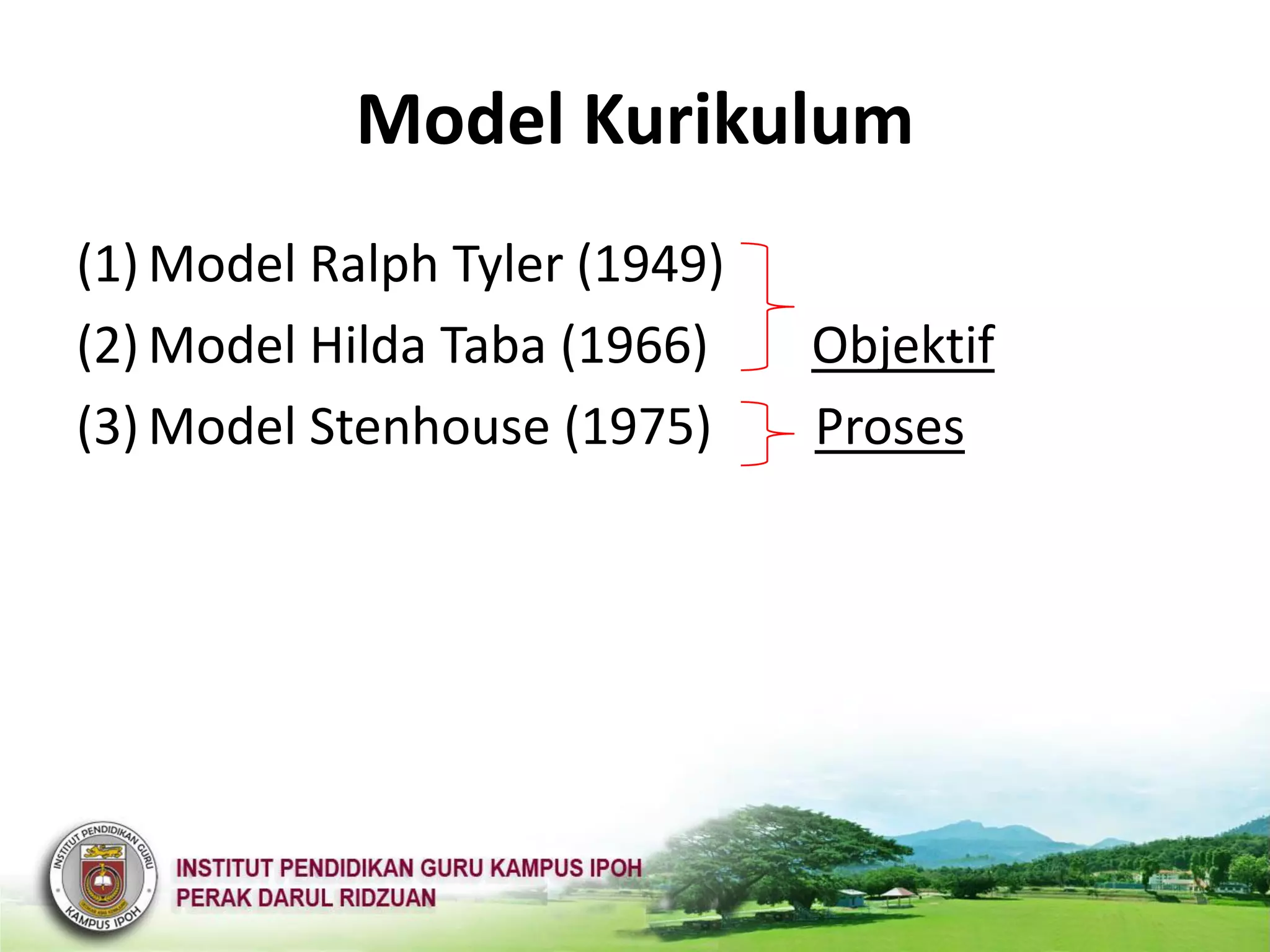 Tajuk 11-model-pembinaan-kurikulum | PDF