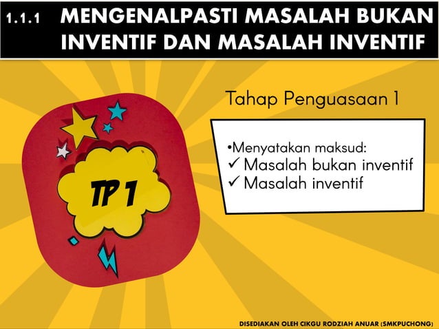 Mengenalpasti masalah inventif dan bukan inventif | PDF
