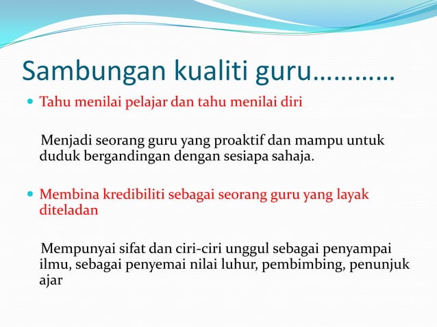 Tajuk 1 kualiti guru prasekolah | PPT
