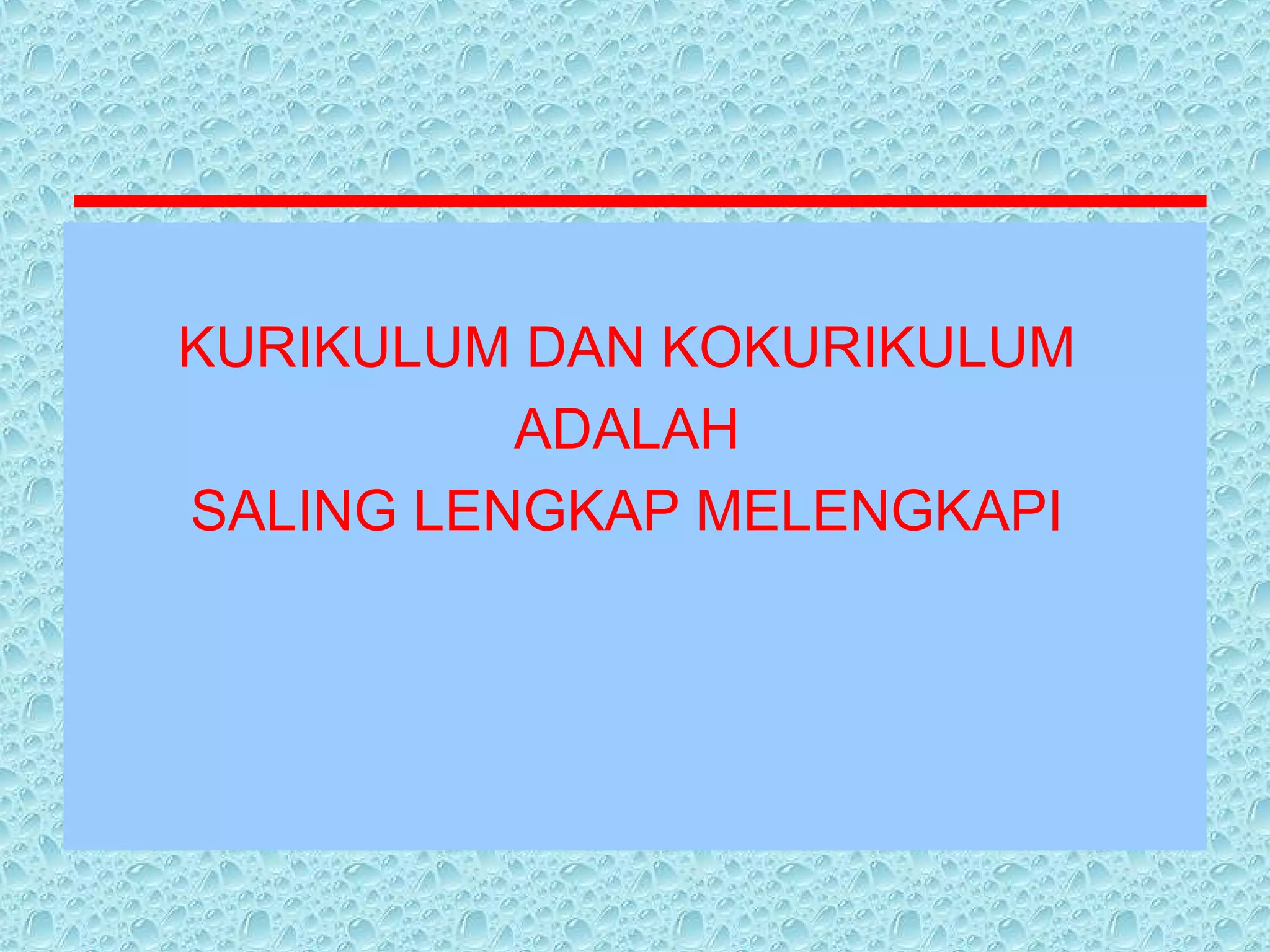 Tajuk 1 Pengenalan Pengurusan Kokurikulum | PPT