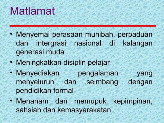 Tajuk 1 Pengenalan Pengurusan Kokurikulum | PPT