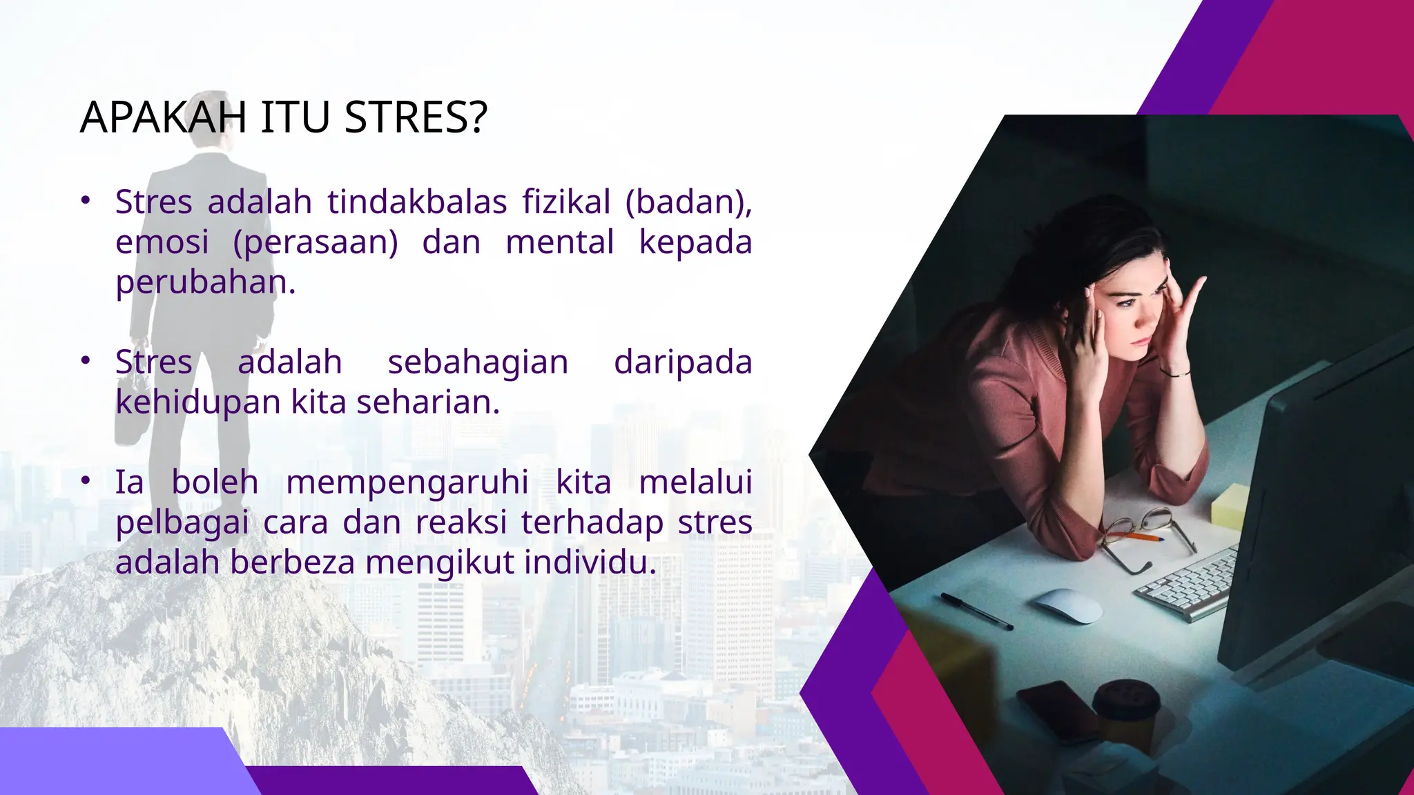 Cara menangani stres dalam kehidupan seharian | PPT