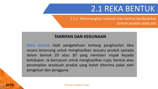 Tajuk 2 (2.1) Pengenalan Kepada Reka Bentuk RBT Tahun 4 | PPTX