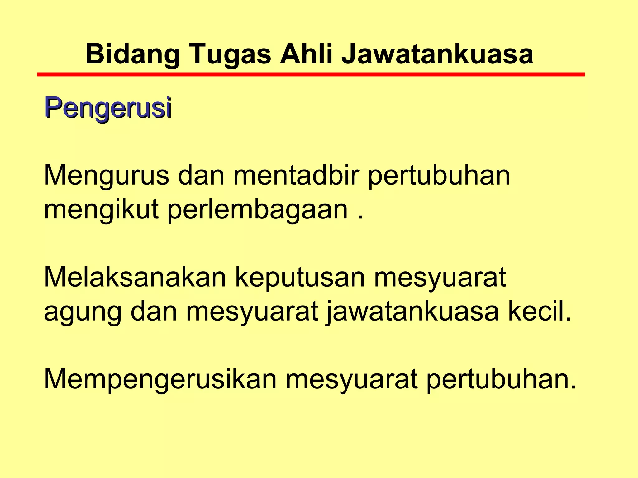Tajuk 2 Penubuhan Unit-Unit Kokurikulum | PPT