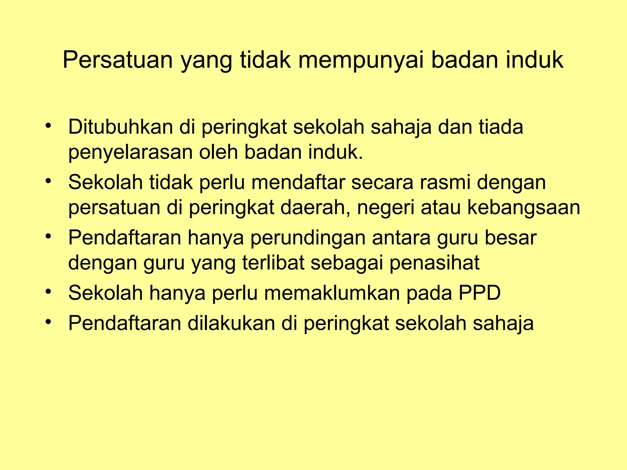 Tajuk 2 Penubuhan Unit-Unit Kokurikulum | PPT