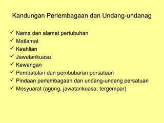Tajuk 2 Penubuhan Unit-Unit Kokurikulum | PPT