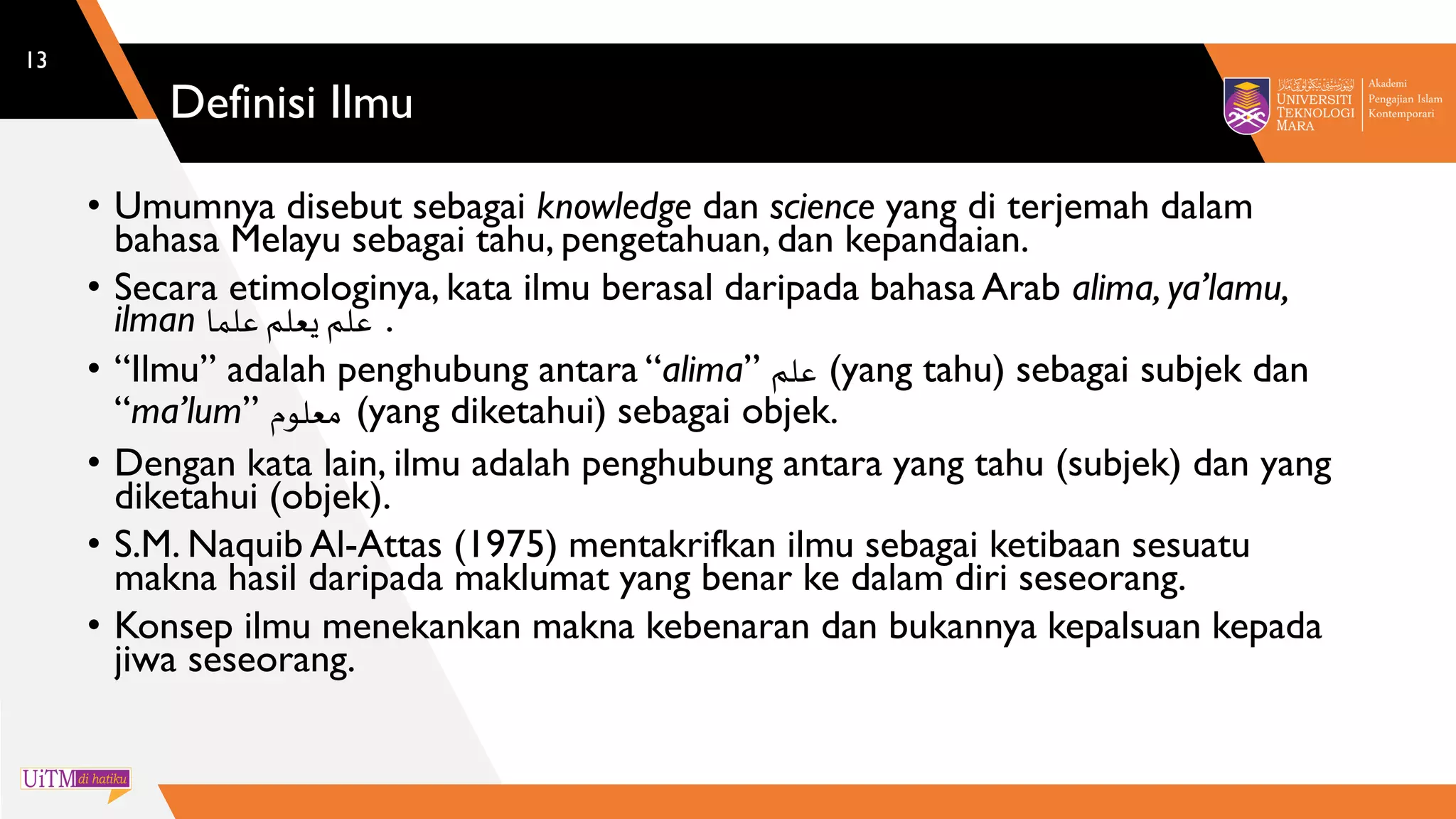 Tajuk 3 Logik dan Metodologi | PDF