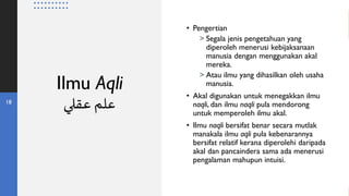 Tajuk 3 Logik dan Metodologi | PDF