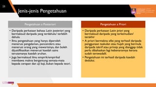 Tajuk 3 Logik dan Metodologi | PDF