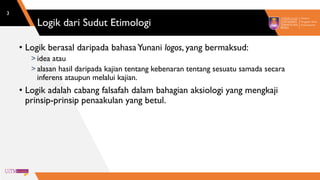 Tajuk 3 Logik dan Metodologi | PDF