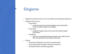 Tajuk 3 Logik dan Metodologi | PDF
