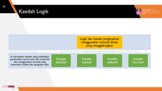 Tajuk 3 Logik dan Metodologi | PDF