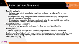 Tajuk 3 Logik dan Metodologi | PDF