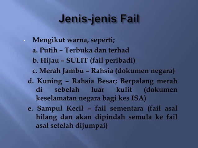 Tajuk 3 sistem fail | PPT