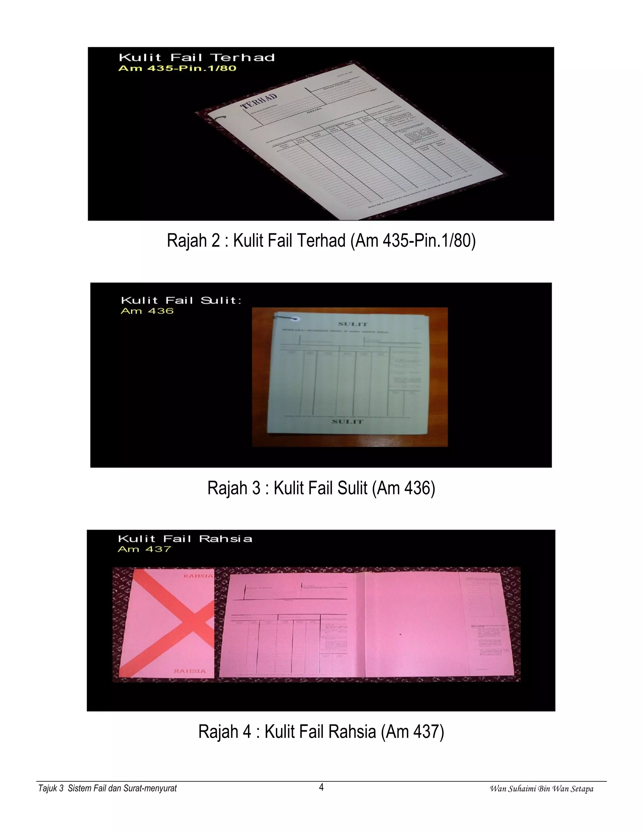 Tajuk 3 sistem fail dan surat menyurat 1 | PDF