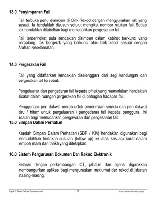 Tajuk 3 sistem fail dan surat menyurat 1 | PDF