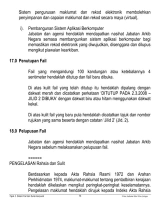 Tajuk 3 sistem fail dan surat menyurat 1 | PDF