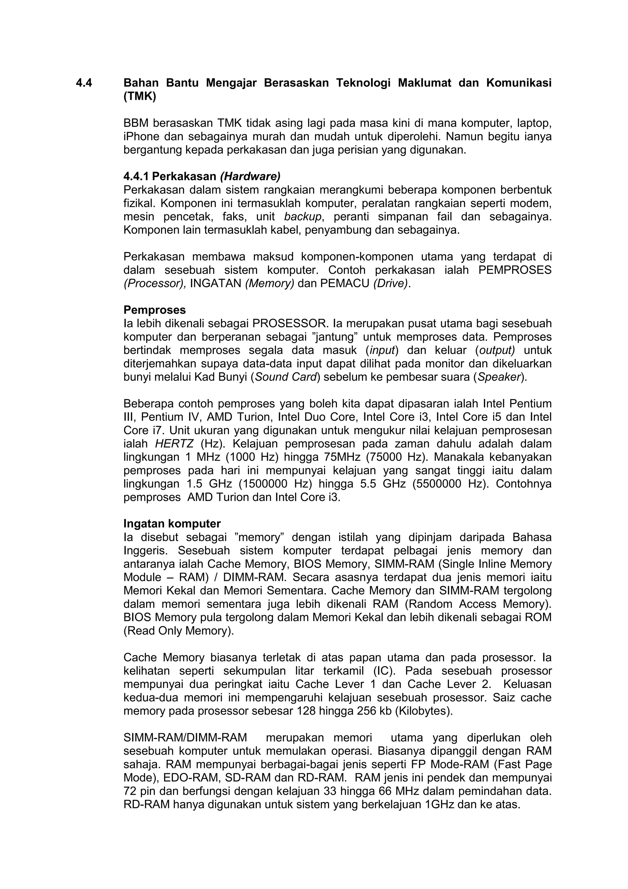 Tajuk 4 bahan bantu mengajar | PDF