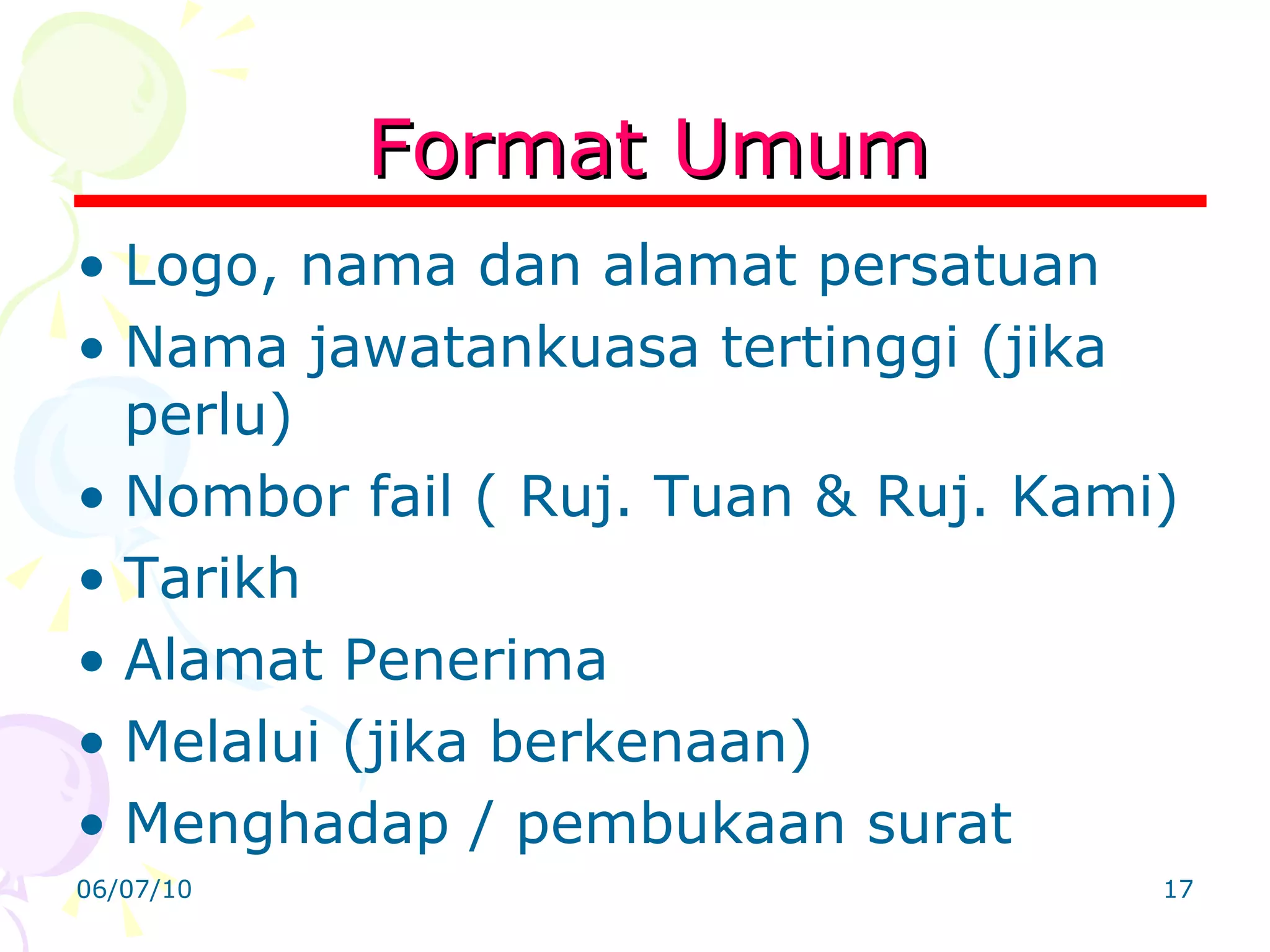 Tajuk 4 sistem fail dan surat menyurat | PPT