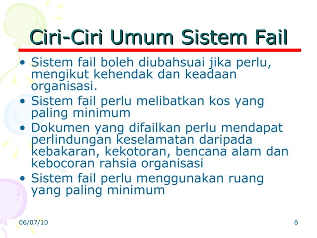 Tajuk 4 sistem fail dan surat menyurat | PPT